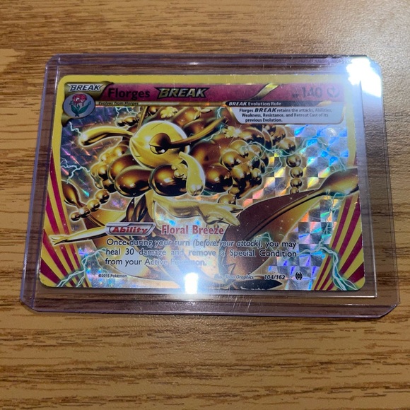 Pokemon | Accessories | Pokemon Florges Break 4162 Card 2015used | Poshmark